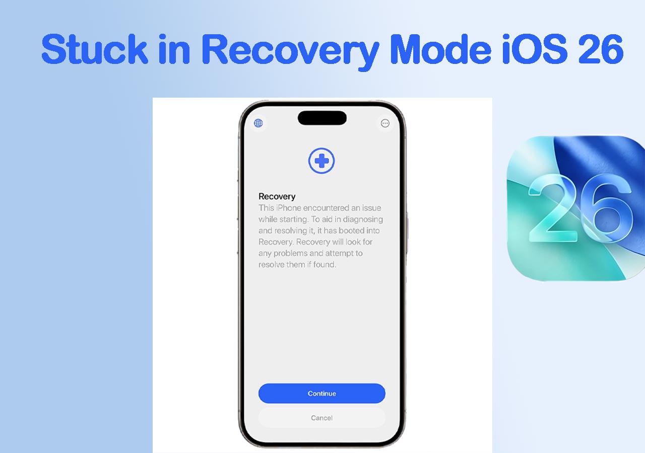 Stuck in Recovery Mode iOS 26 Beta [4 Proven Fixes Here!]