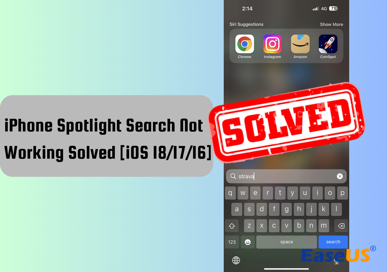 iPhone Spotlight Search Not Working Solved [iOS 18/17/16]