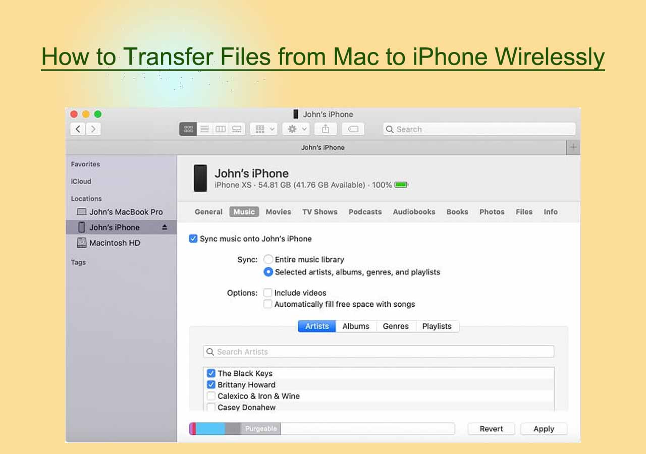 6 Ways: How to Transfer Files from Laptop to iPhone 16 - EaseUS